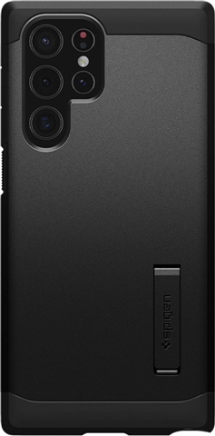 Spigen Tough Armor Case For Samsung Galaxy S22 Ultra - Black - CeX (IN): - Buy, Sell, Donate